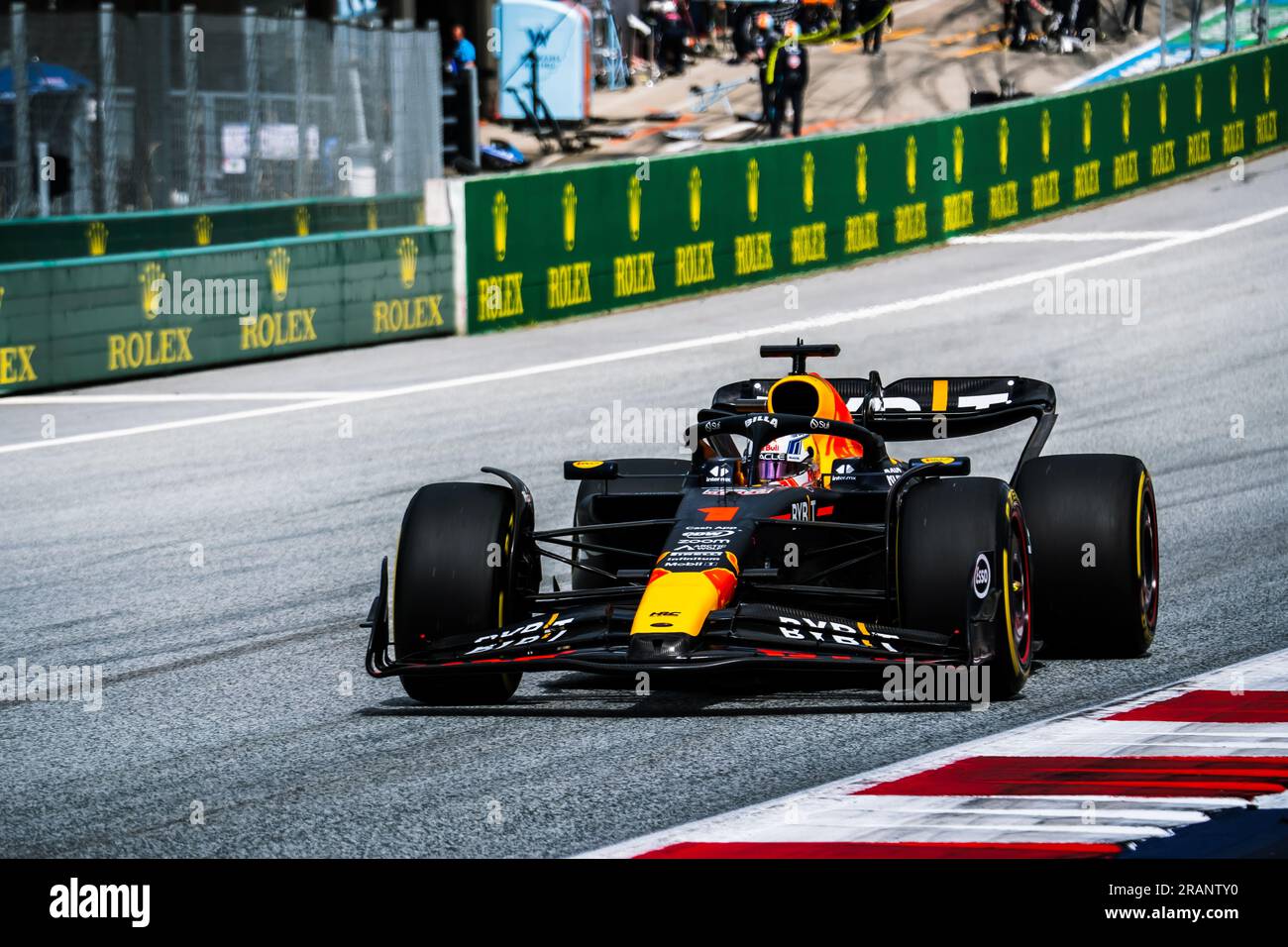 Red Bull Ring, Spielberg, Austria, 2.July.2023: Max Verstappen during ...