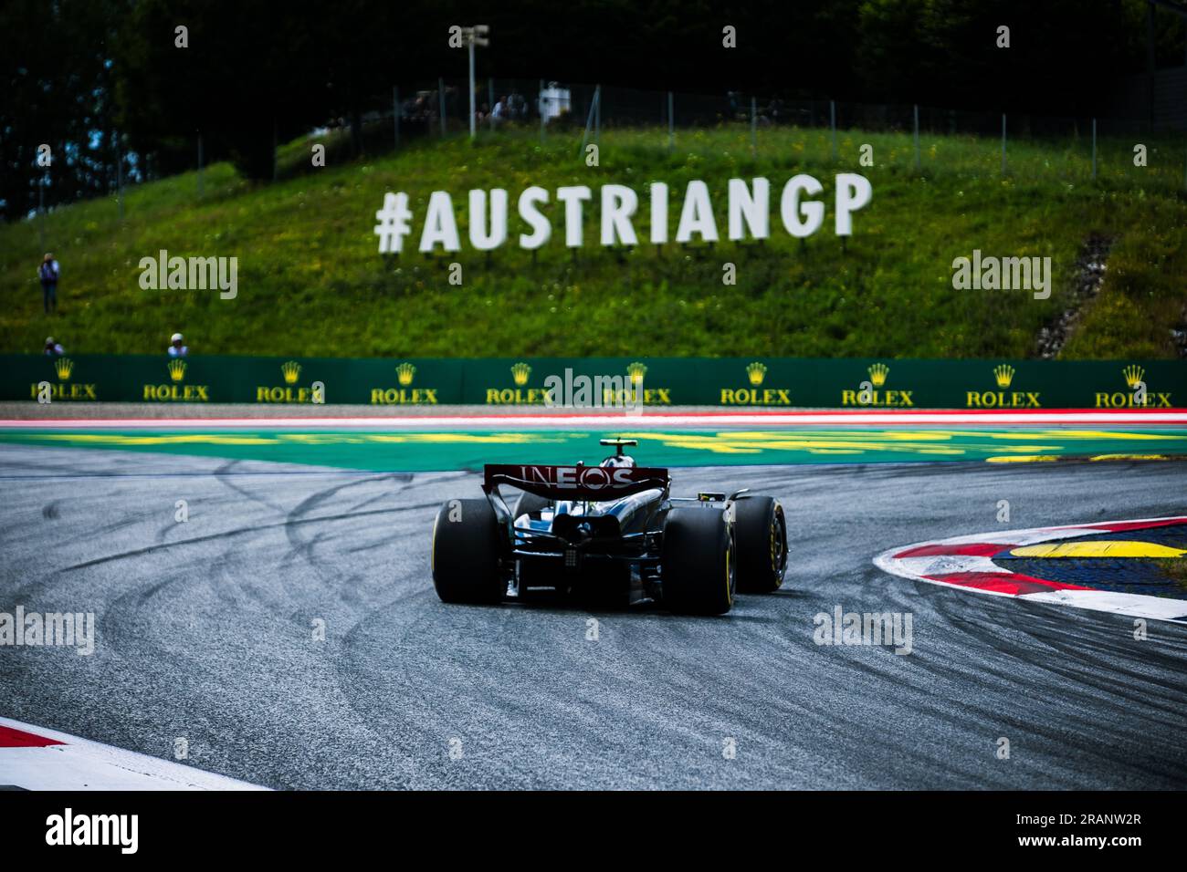 Red Bull Ring, Spielberg, Austria, 2.July.2023: Lewis Hamilton during ...