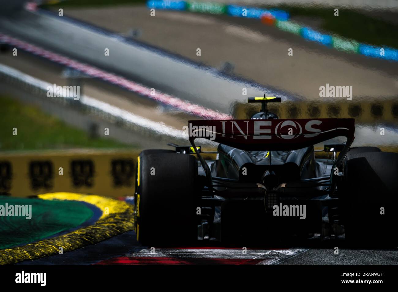 Red Bull Ring, Spielberg, Austria, 2.July.2023: Lewis Hamilton during ...