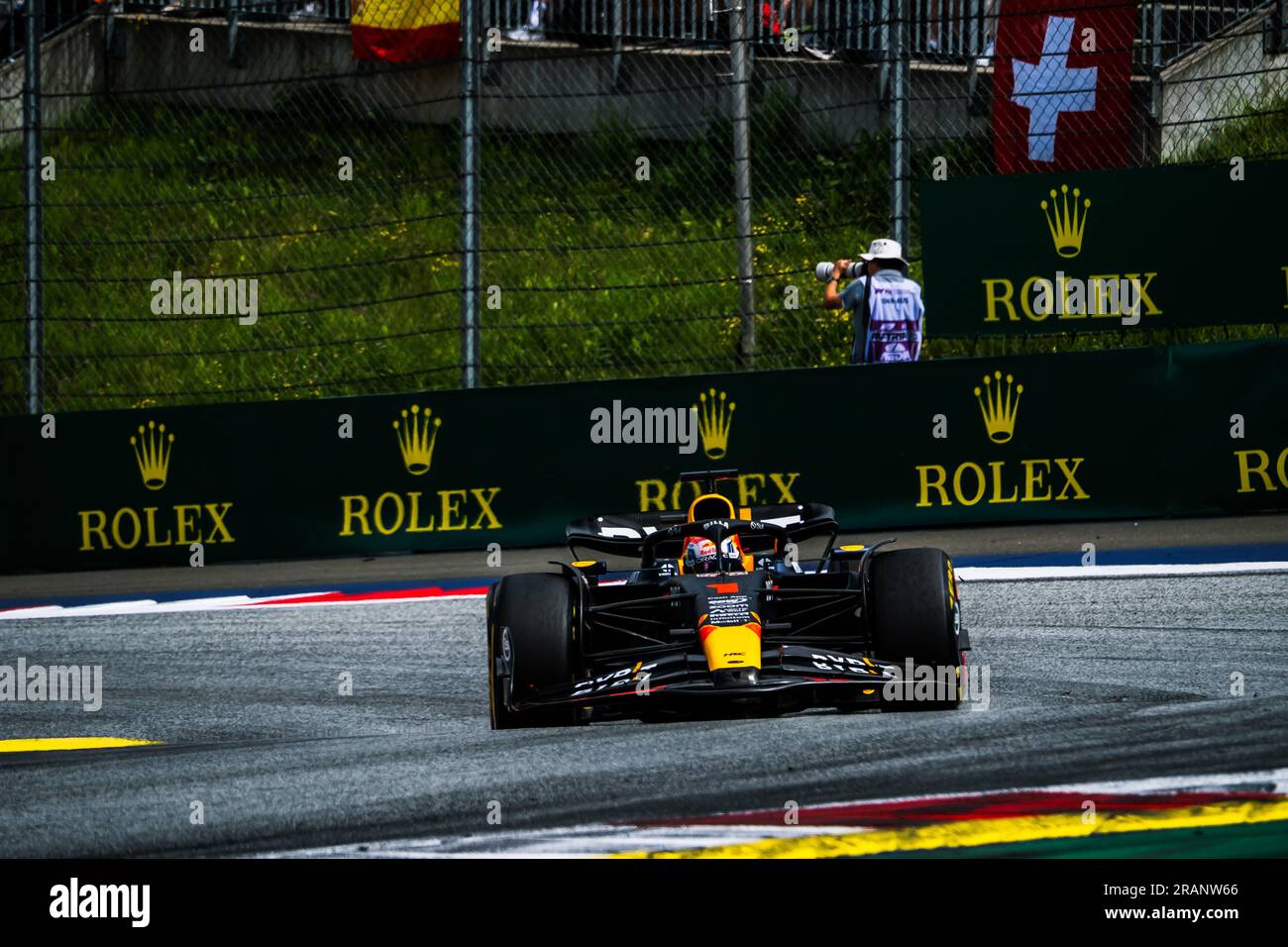 Red Bull Ring, Spielberg, Austria, 2.July.2023: Max Verstappen during ...