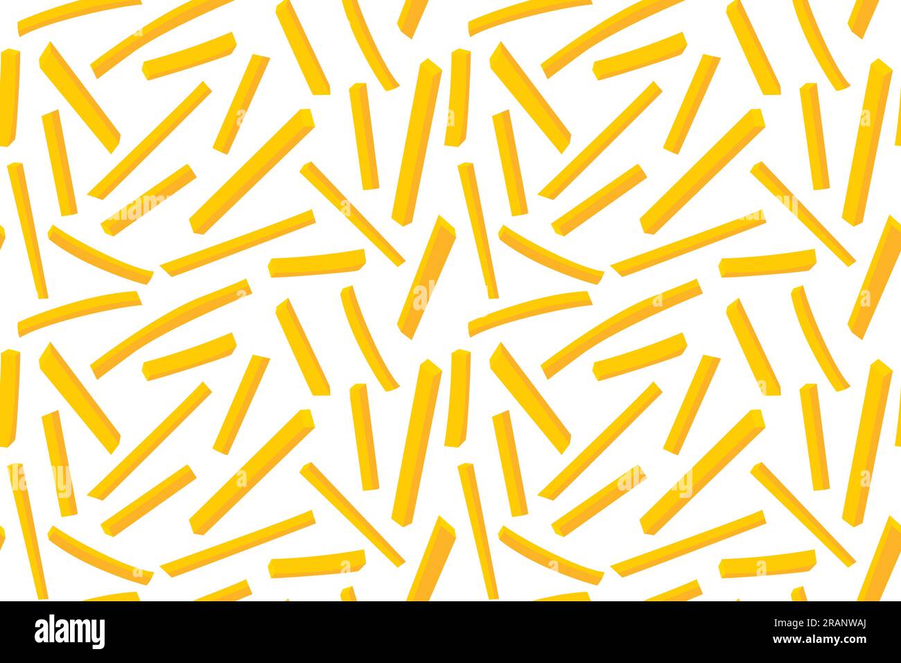 seamless pattern of french fries- vector illustration Stock Vector ...