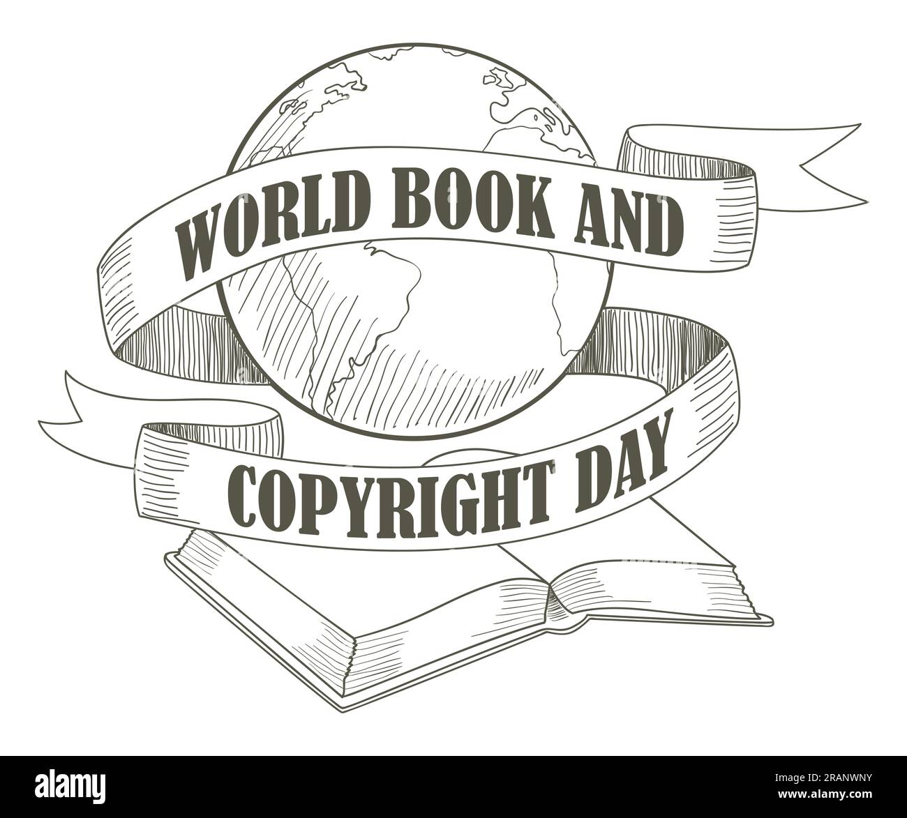 Book and copyright day Cut Out Stock Images & Pictures - Alamy