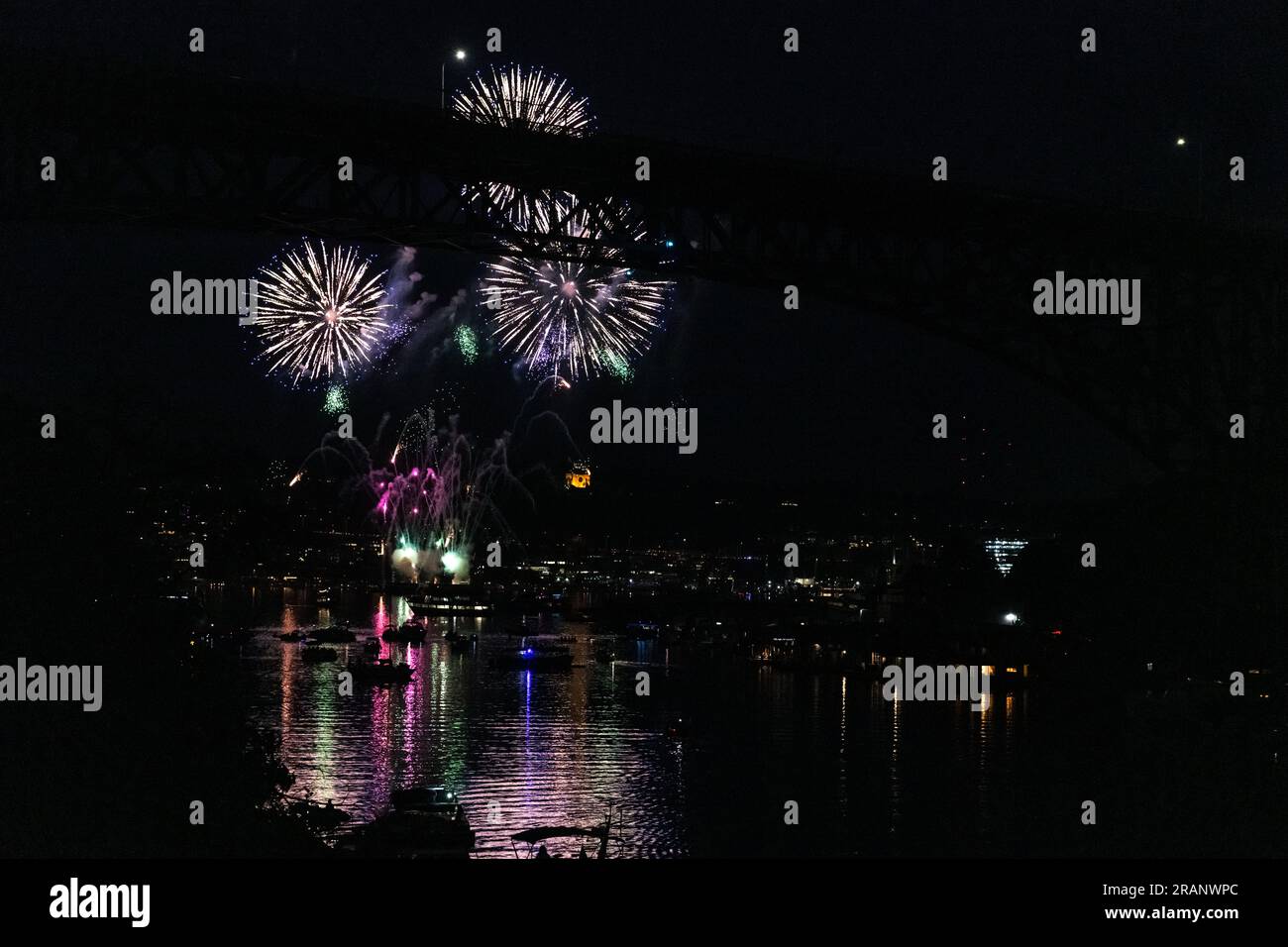 Seattle, USA. 4 Jul, 2023. People gather in Fremont to celebrate ...