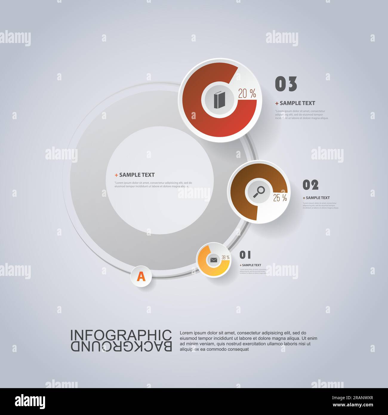 Ring pie chart percentage infographics hi-res stock photography and ...