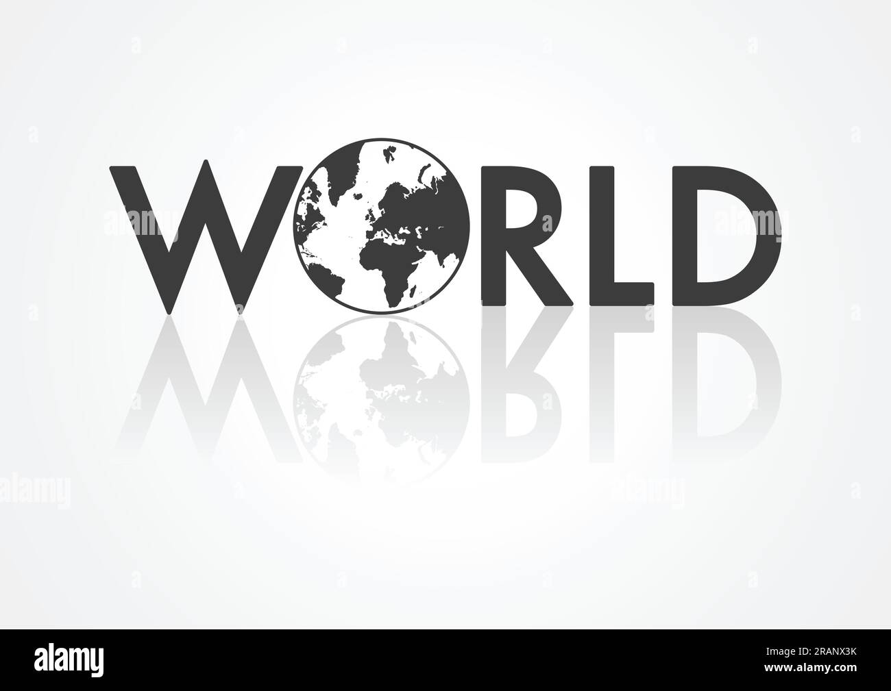 Typography of the word world Stock Vector Image & Art - Alamy