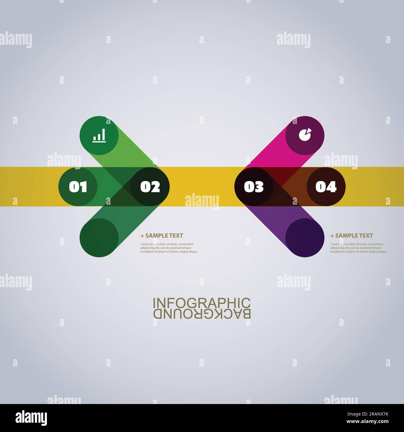 Vector origami flow chart infographic hi-res stock photography and ...