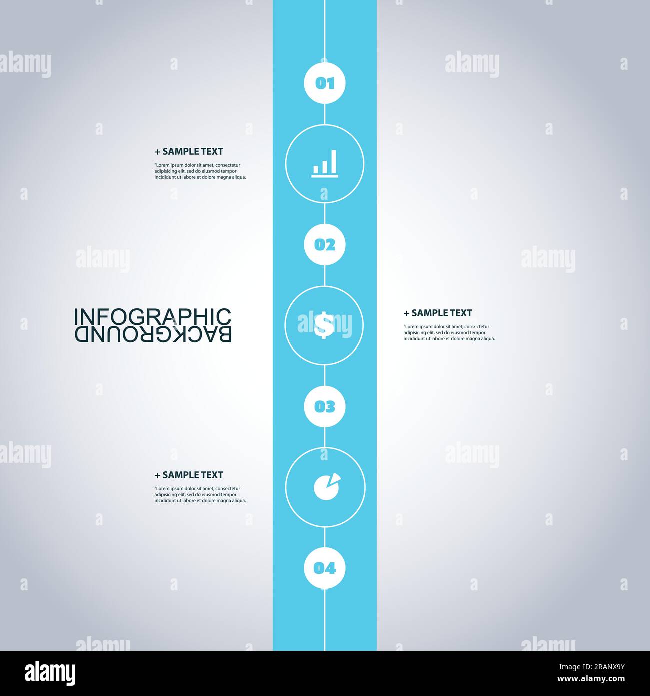 Minimal Timeline Design - Infographic Elements with Icons Stock Vector ...