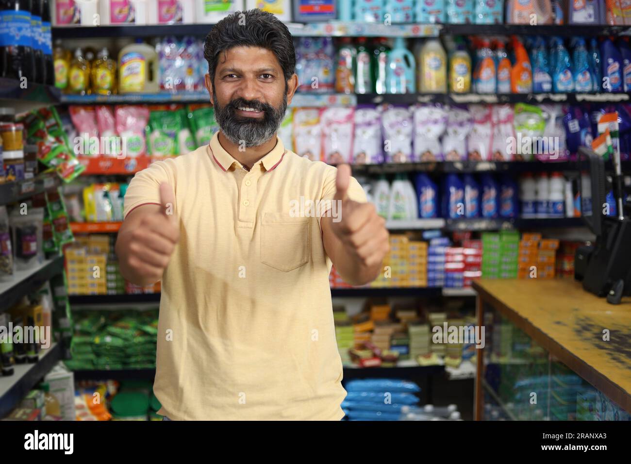 Shopping together in local grocery mart hi-res stock photography and ...