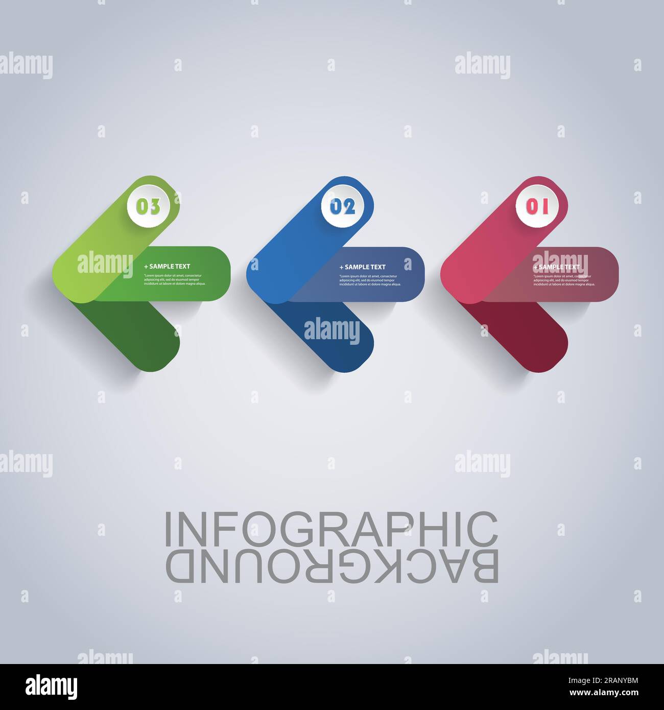 Vector origami flow chart infographic hi-res stock photography and ...