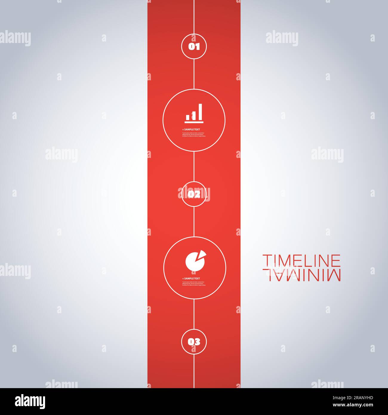 Minimal Timeline Design - Infographic Elements with Icons Stock Vector ...