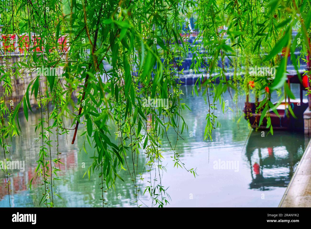 Explore the picturesque views of a tranquil river in China, captured ...