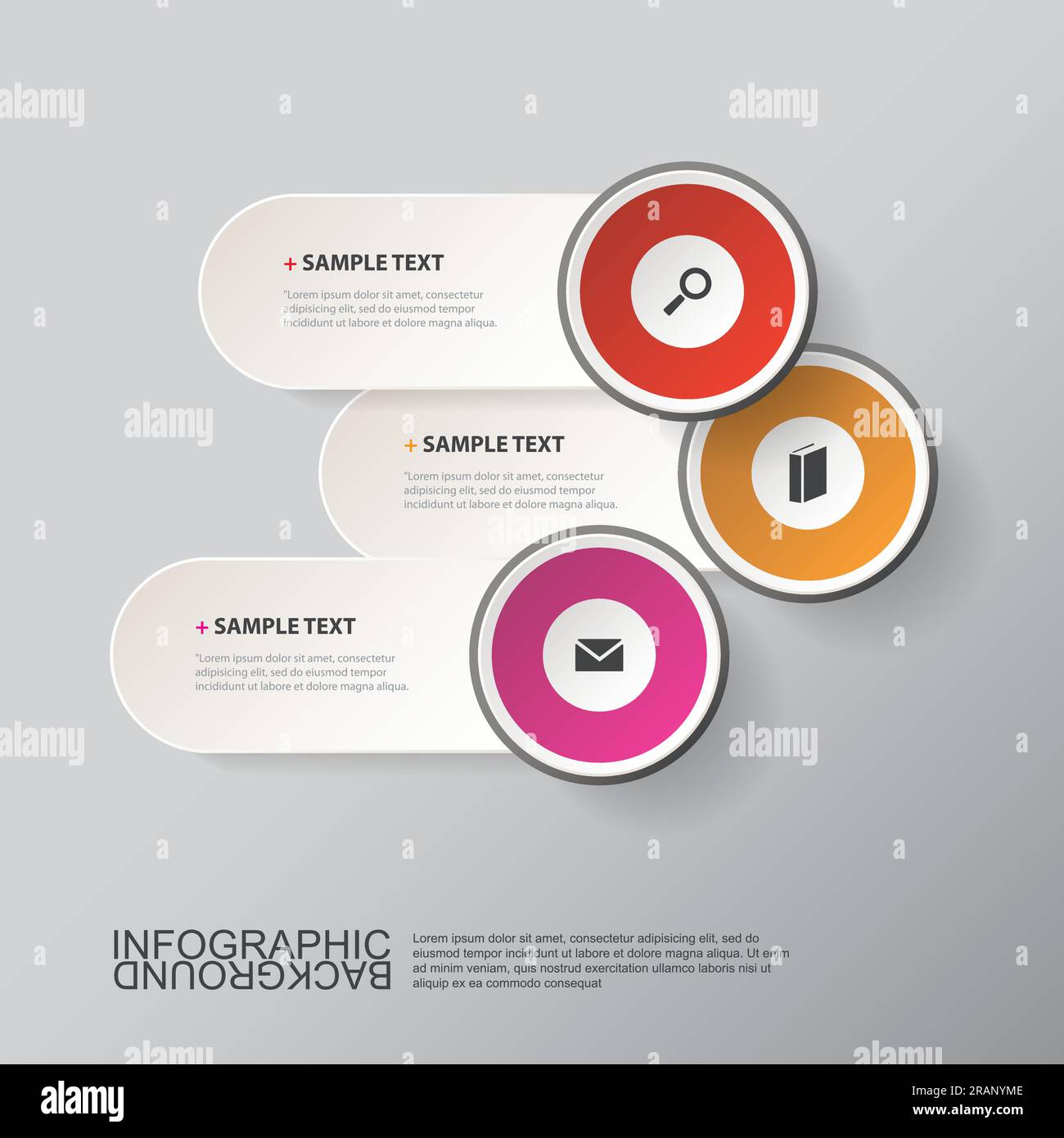 Colorful Round Circular Tags and Labels - Modern Minimalist ...