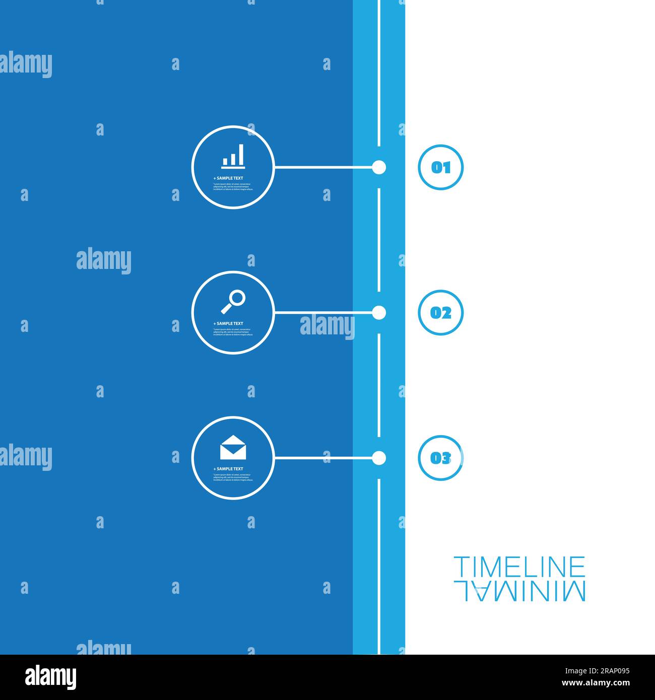 Minimal Timeline Design - Infographic Elements with Linear Icons Stock ...