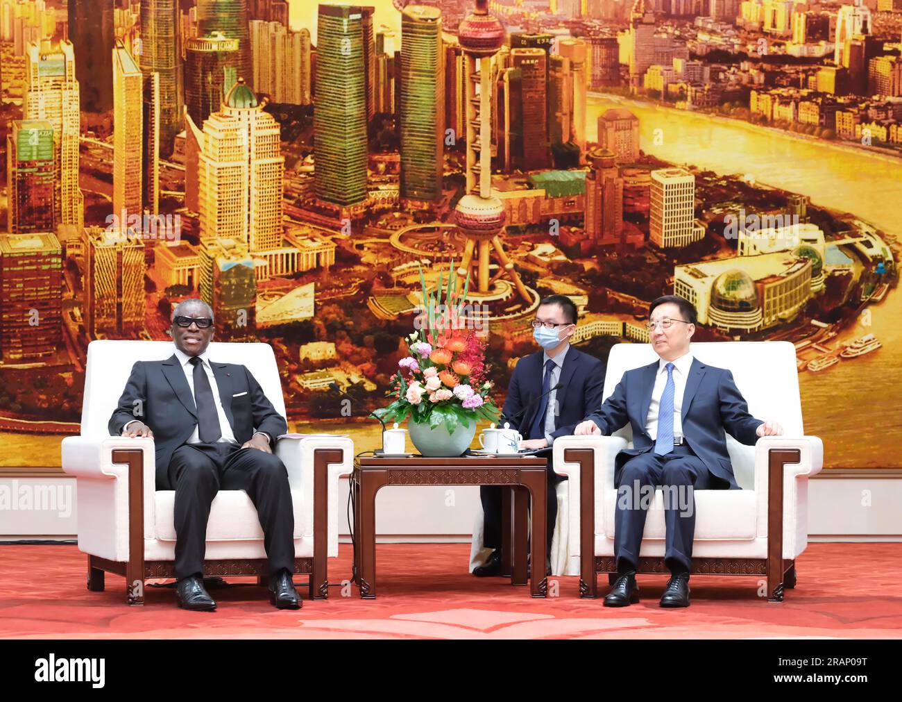 Beijing, China. 5th July, 2023. Chinese Vice President Han Zheng meets ...