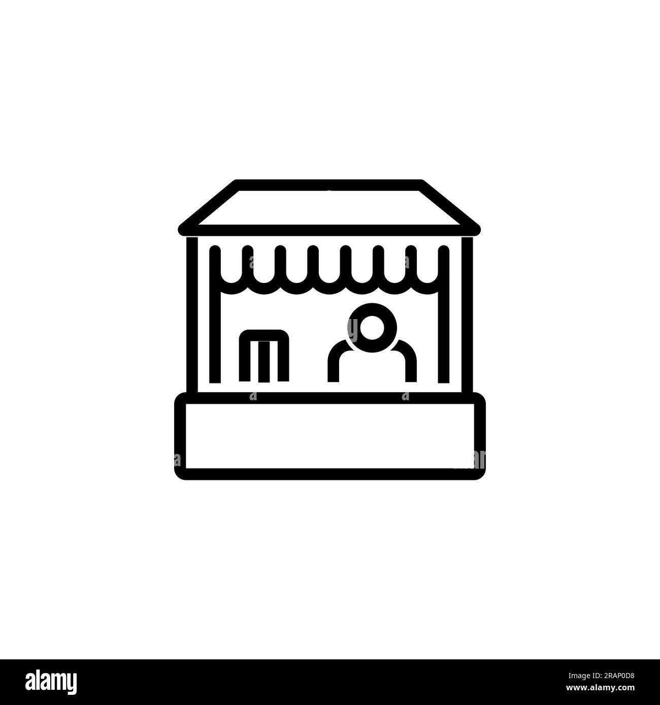 Mall Stand icon vector illustration on white background Stock Vector ...
