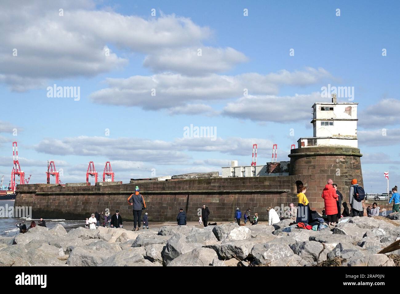 Fort Perch Rock is a former defence installation situated at the mouth ...