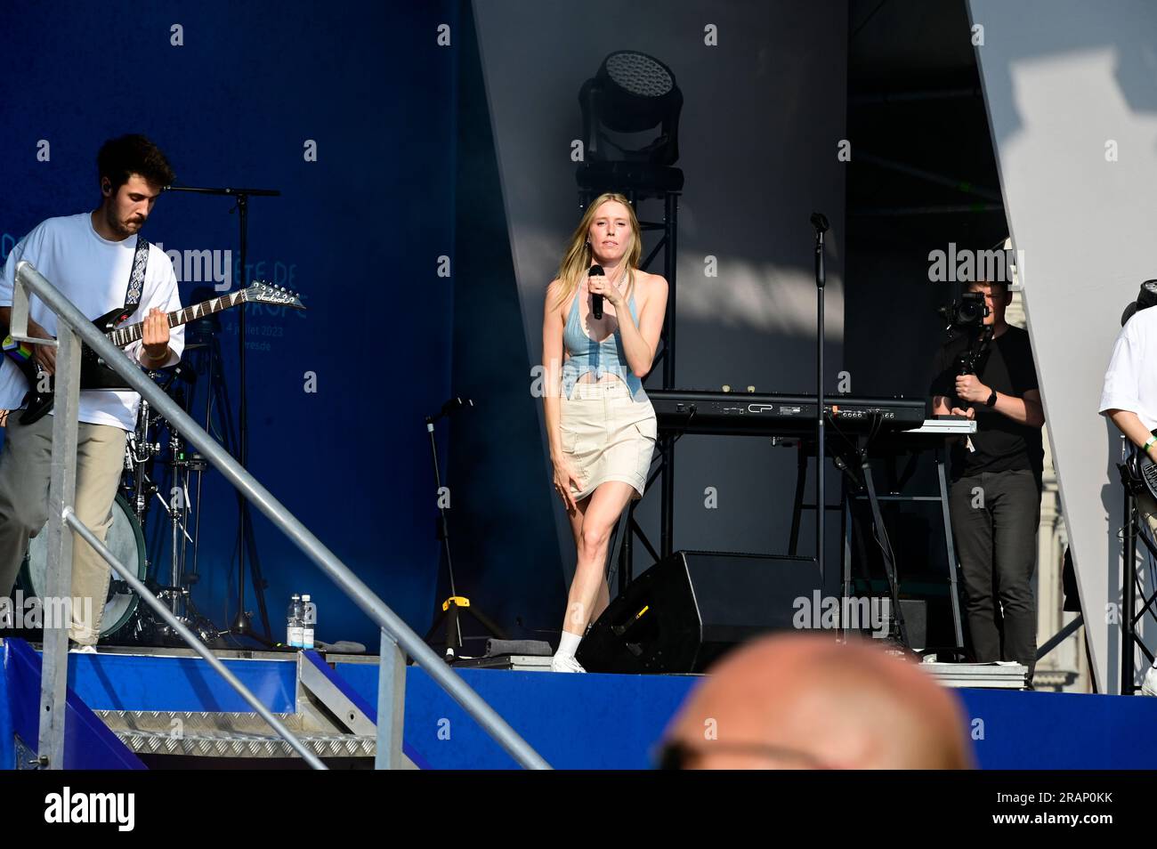 Lea live Open Air bei der Fête de l´Europe auf dem Dresdner Neumarkt ...