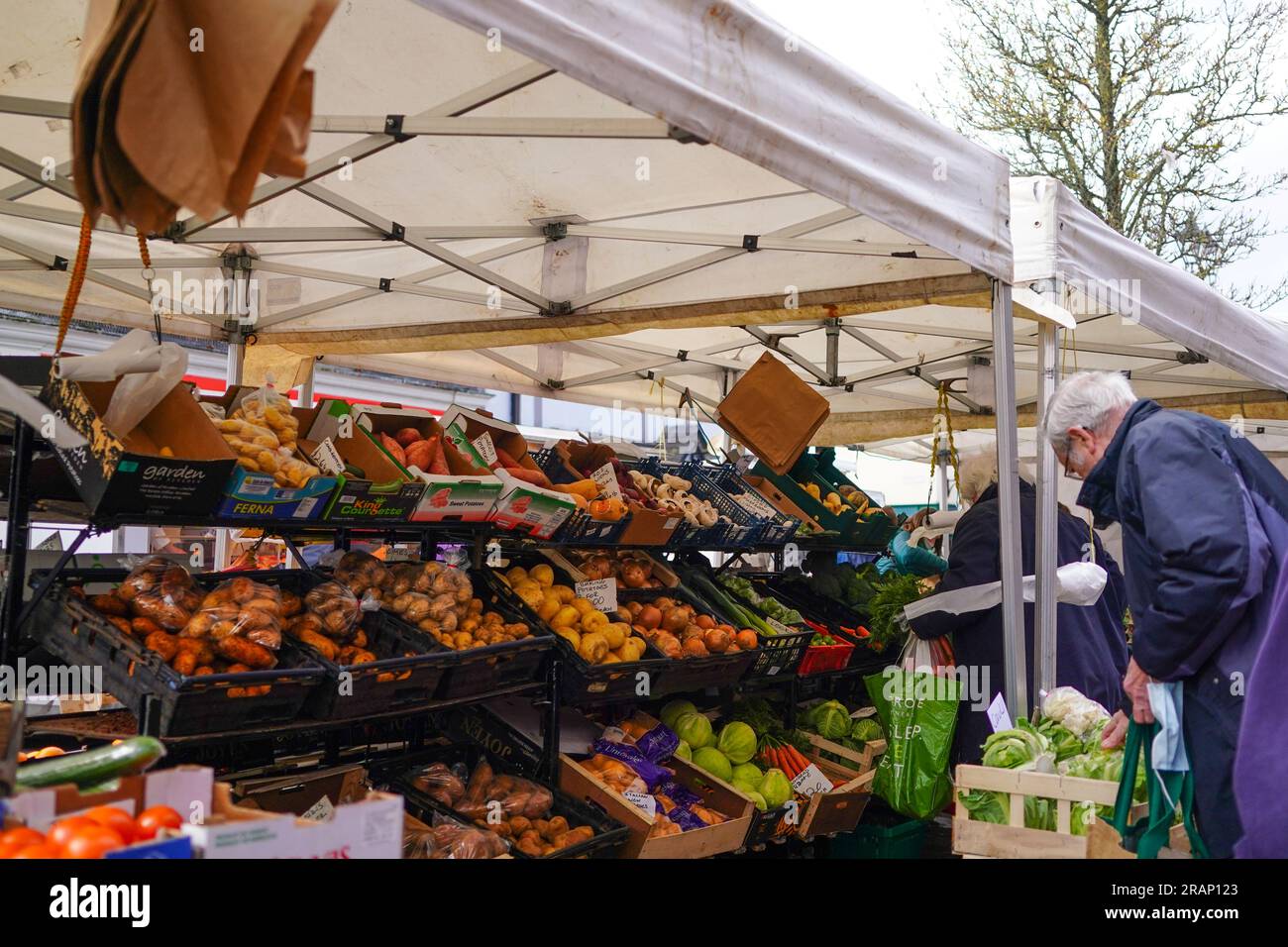 Market day at Ormskirk Lancashire Stock Photo - Alamy