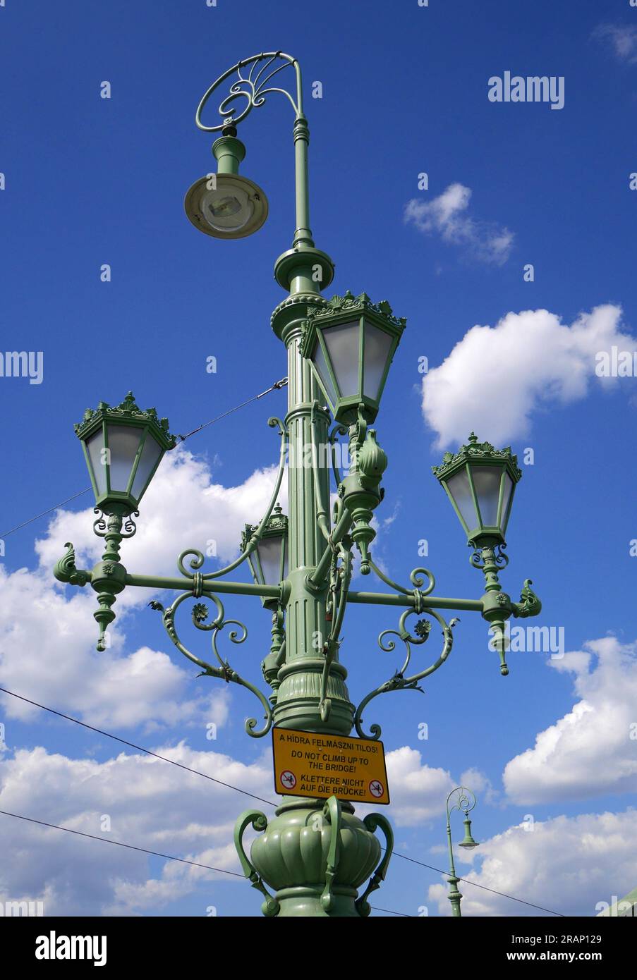 Street lighting on the bridge hi-res stock photography and images - Alamy