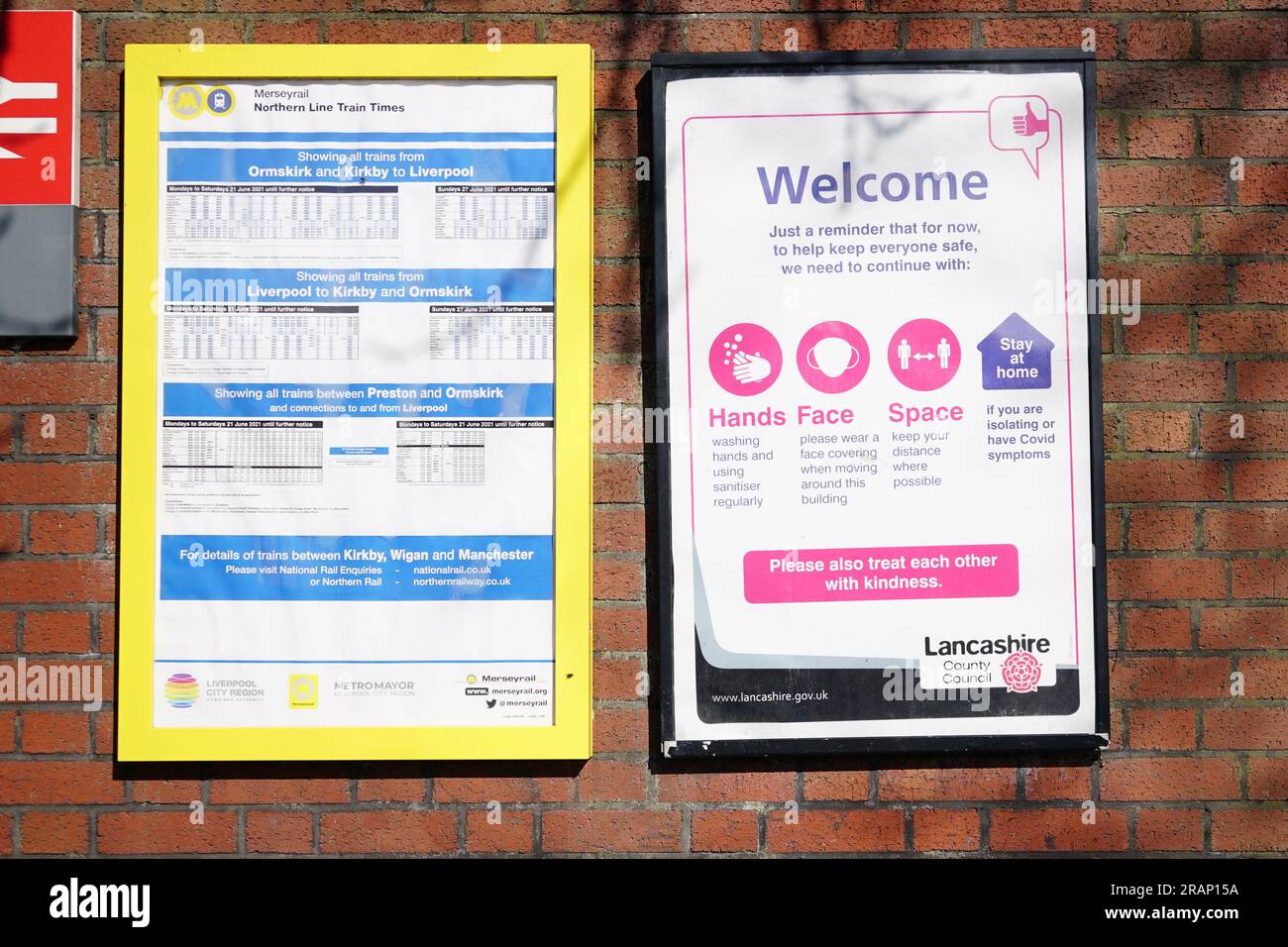 Train timetable and hands, face, space poster Stock Photo - Alamy