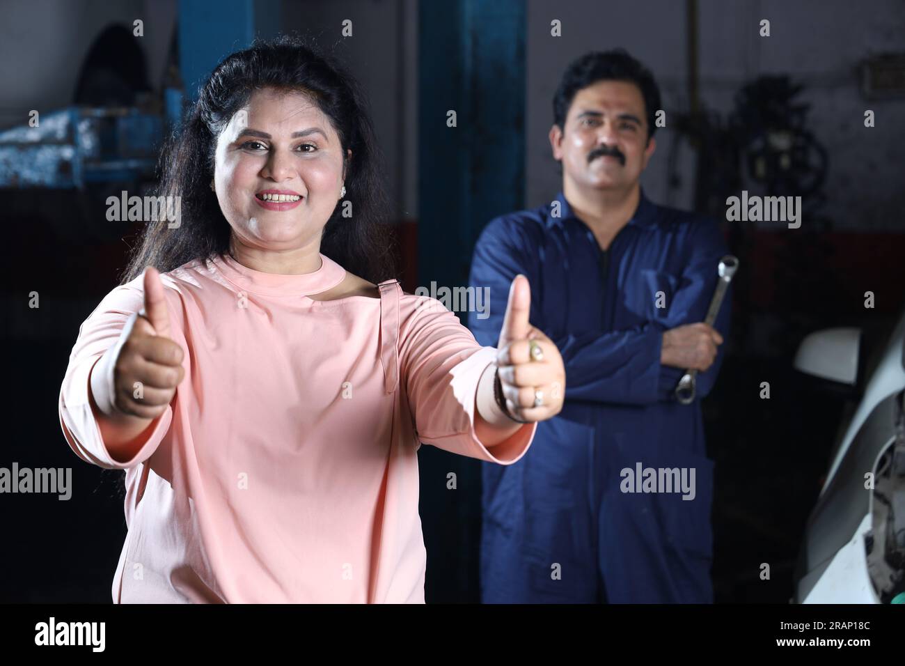 Customer trust and satisfaction towards service station hi-res stock ...