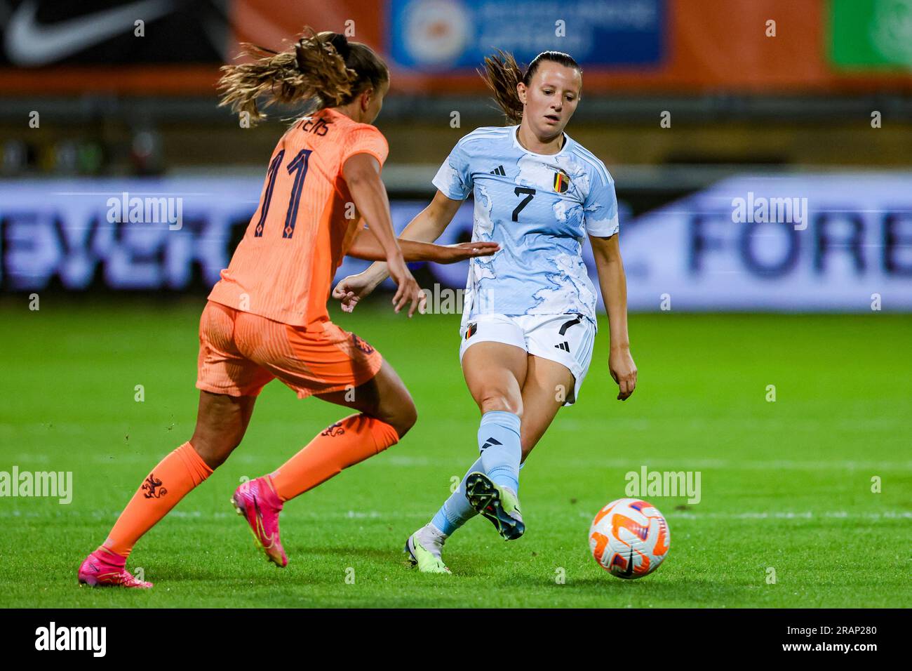 02-07-2023: Sport: Nederland v Belgie (woman friendly) SITTARD ...