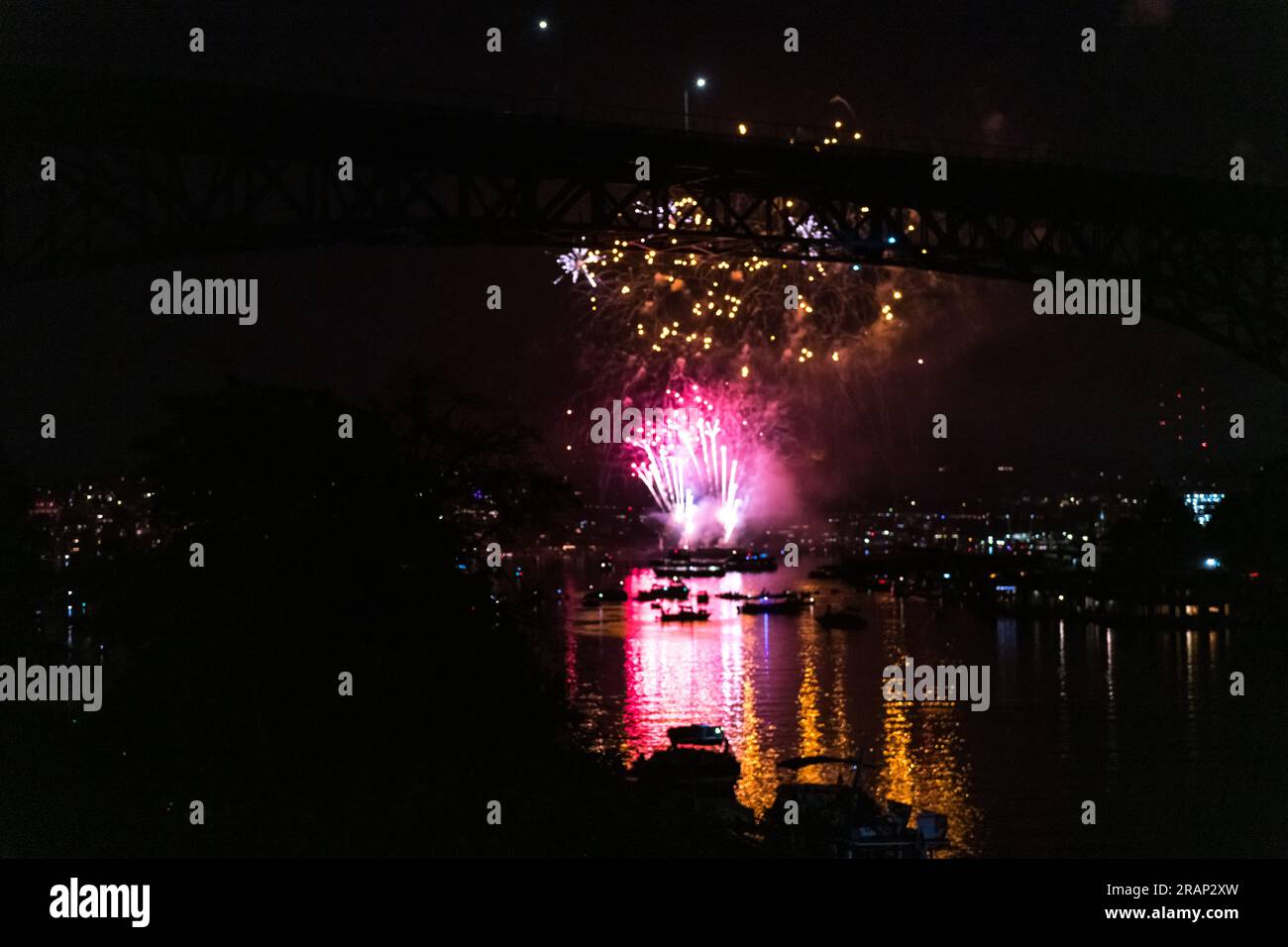Seattle, USA. 4 Jul, 2023. People gather in Fremont to celebrate ...