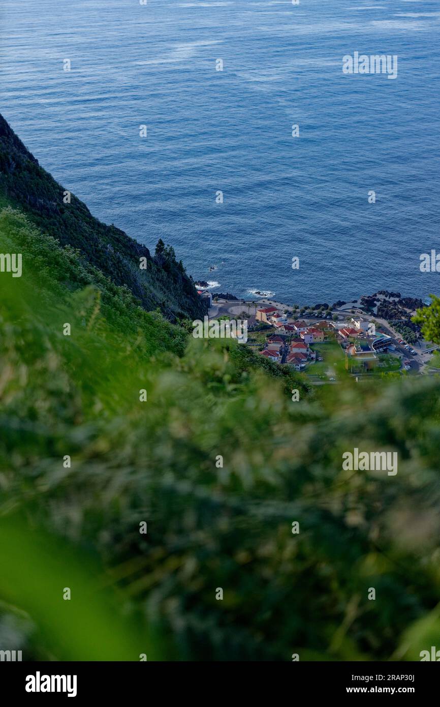 Madeira Island north side cliff views Stock Photo - Alamy