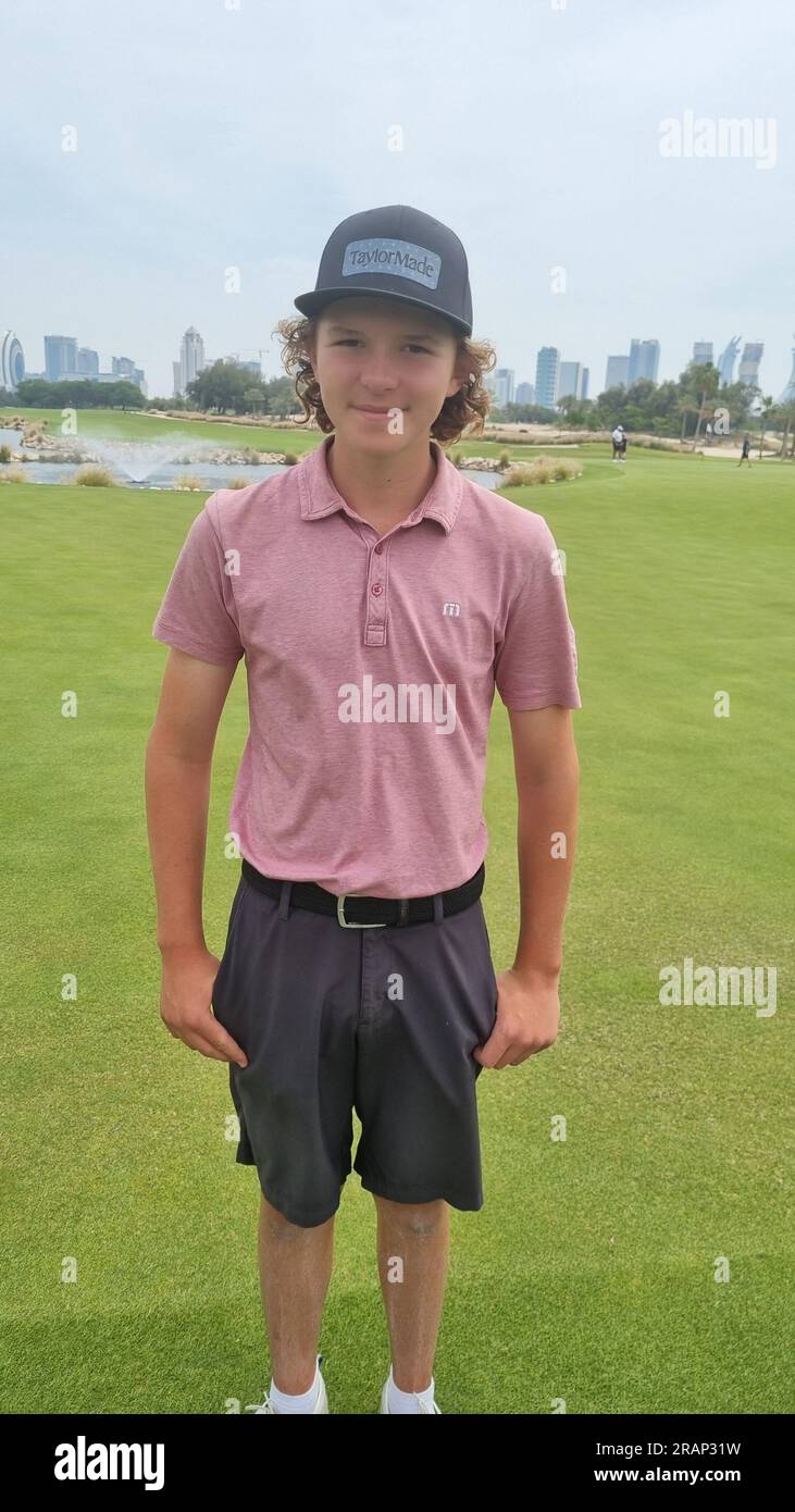 Russian Golf sensation based in Qatar, 12-year-old Daniil Sokolov at ...