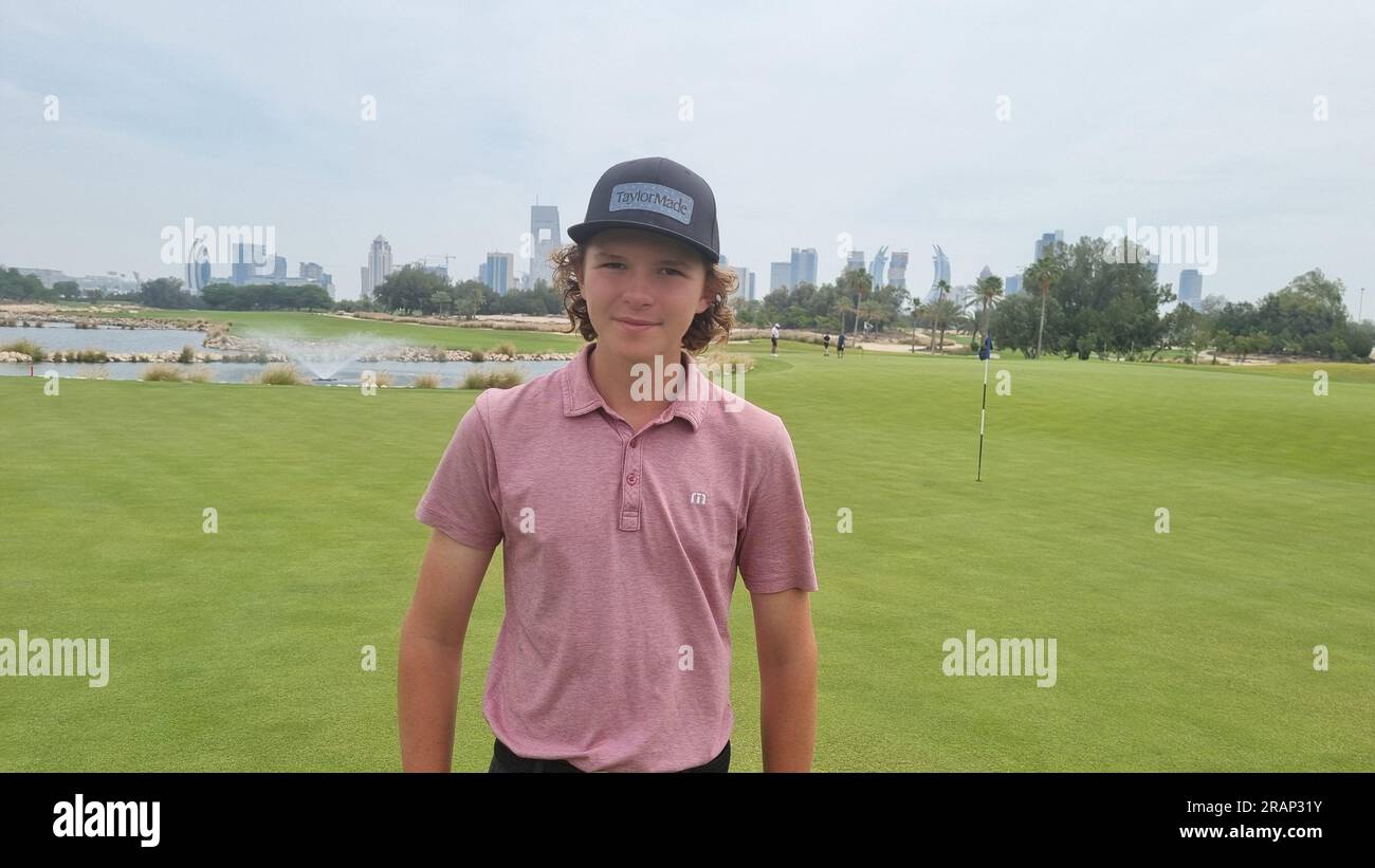 Russian Golf sensation based in Qatar, 12-year-old Daniil Sokolov at ...