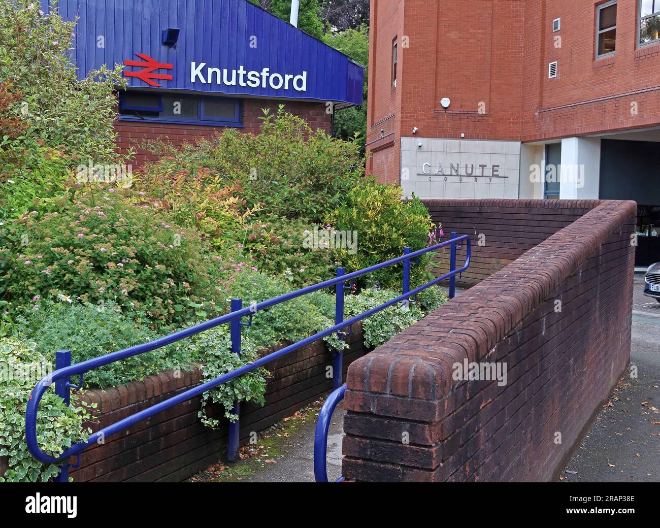 Knutsford Railway Station in Cheshire, England, operated by Northern ...