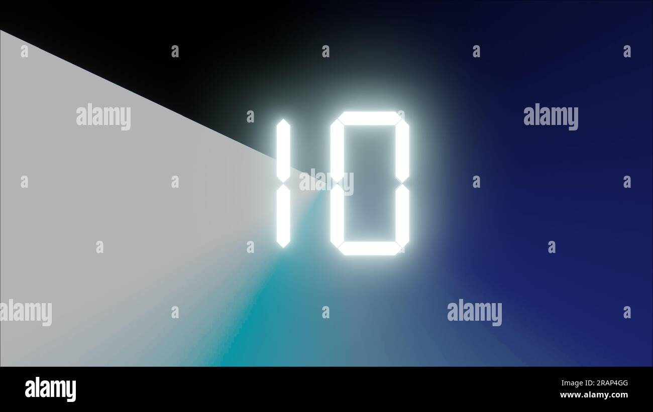 10 - lcd number nad radial background Stock Photo - Alamy
