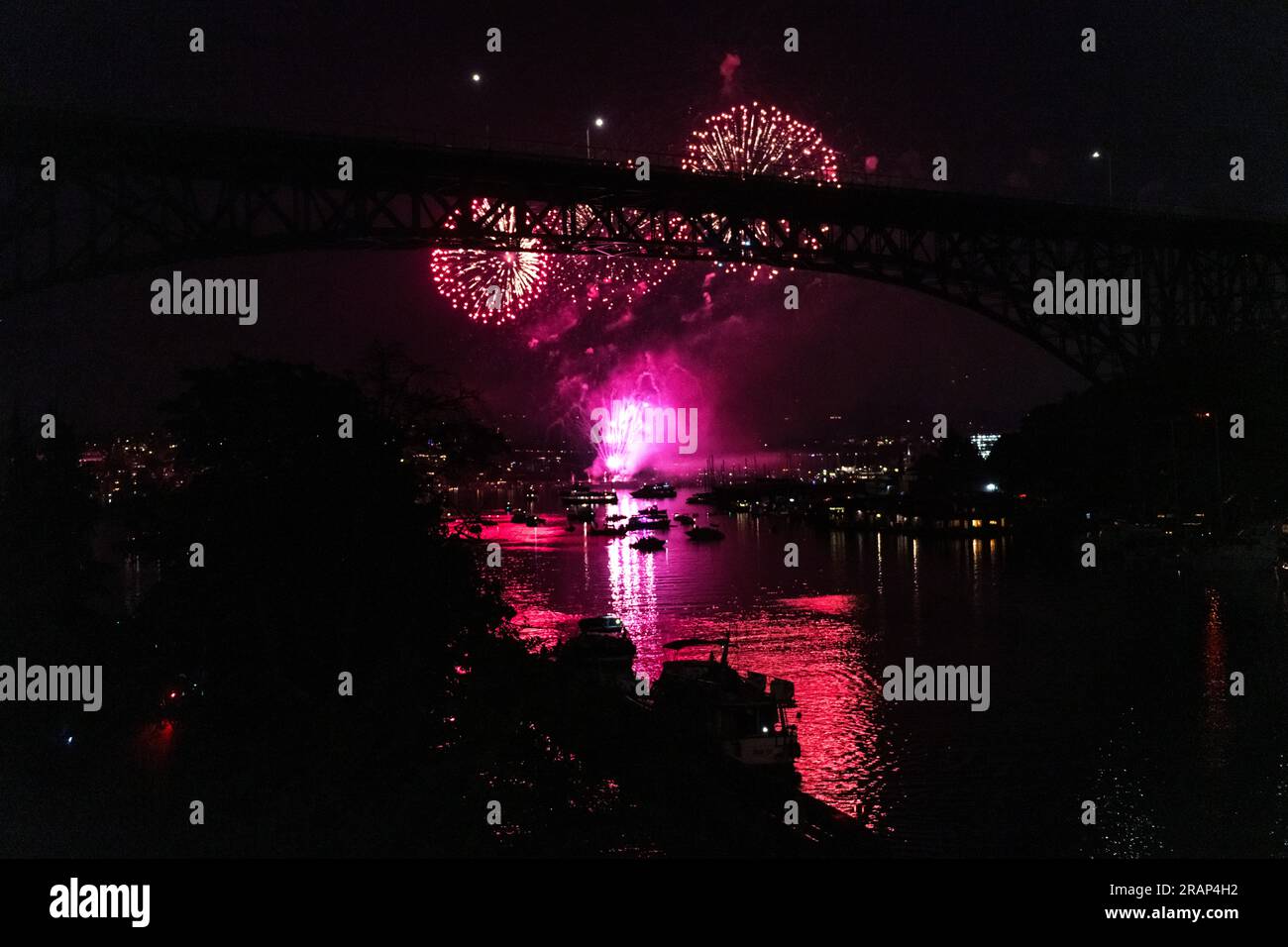 Seattle, USA. 4 Jul, 2023. People gather in Fremont to celebrate ...