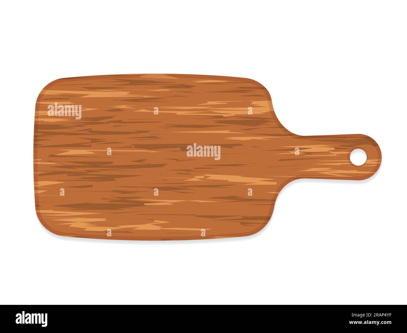 wooden chopping board- vector illustration Stock Vector Image & Art - Alamy
