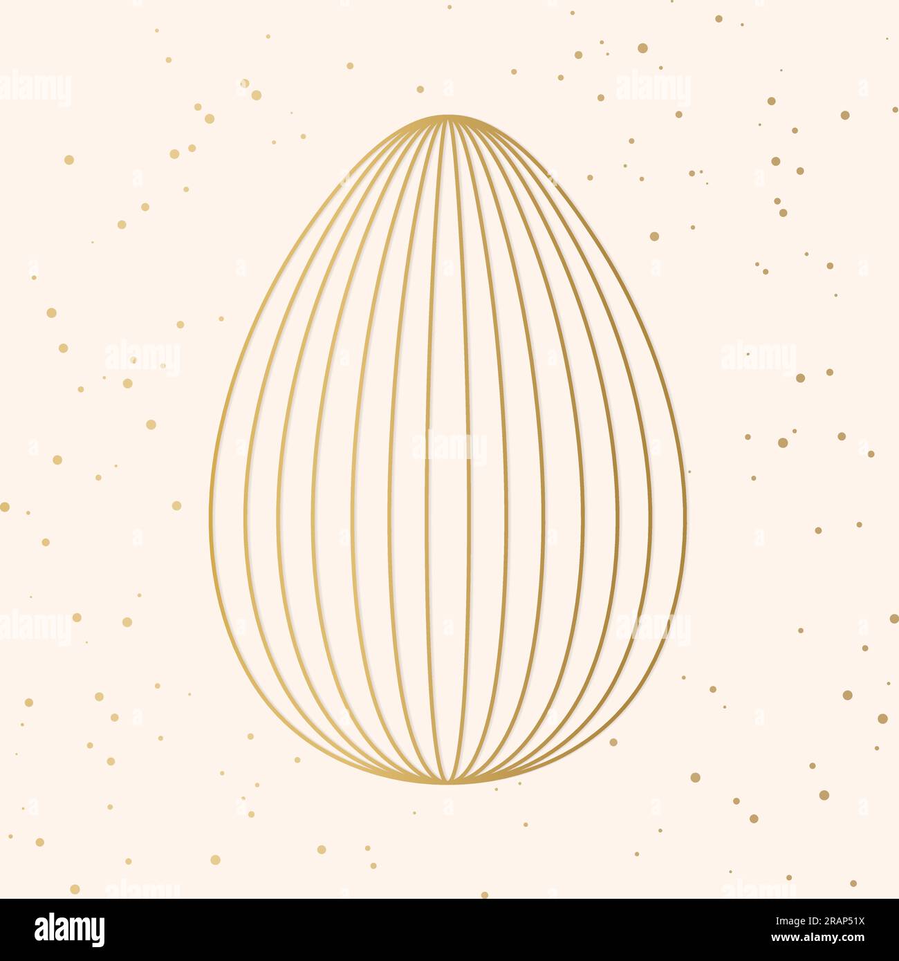 golden easter egg- vector illustration Stock Vector Image & Art - Alamy