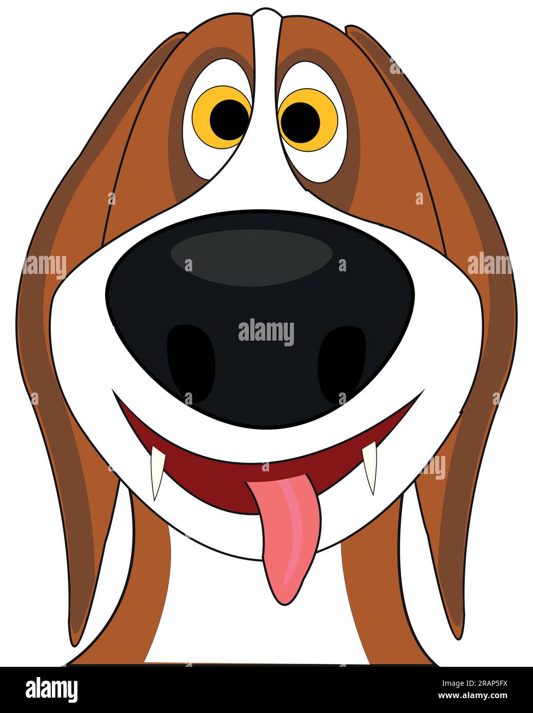 Vector illustration of the cartoon of the mug home animal dog Stock ...