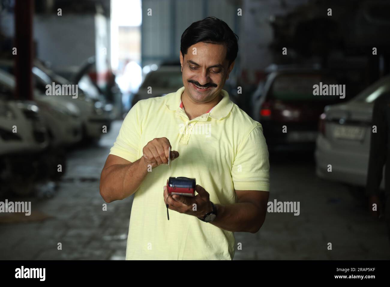 happy customer paying through credit debit card for digital payment ...