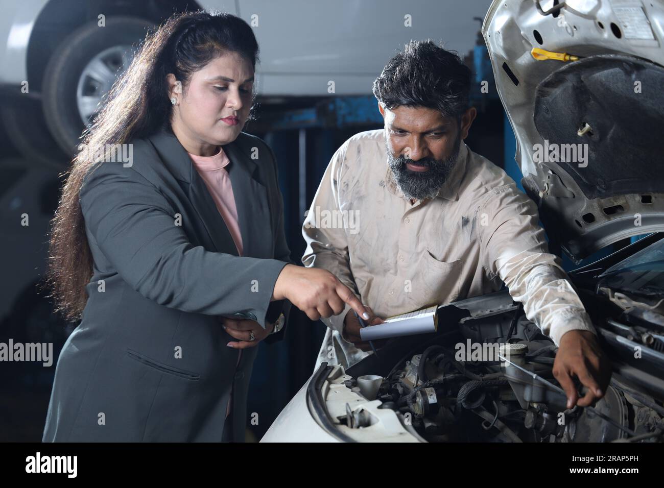 Customer trust and satisfaction towards service station hi-res stock ...