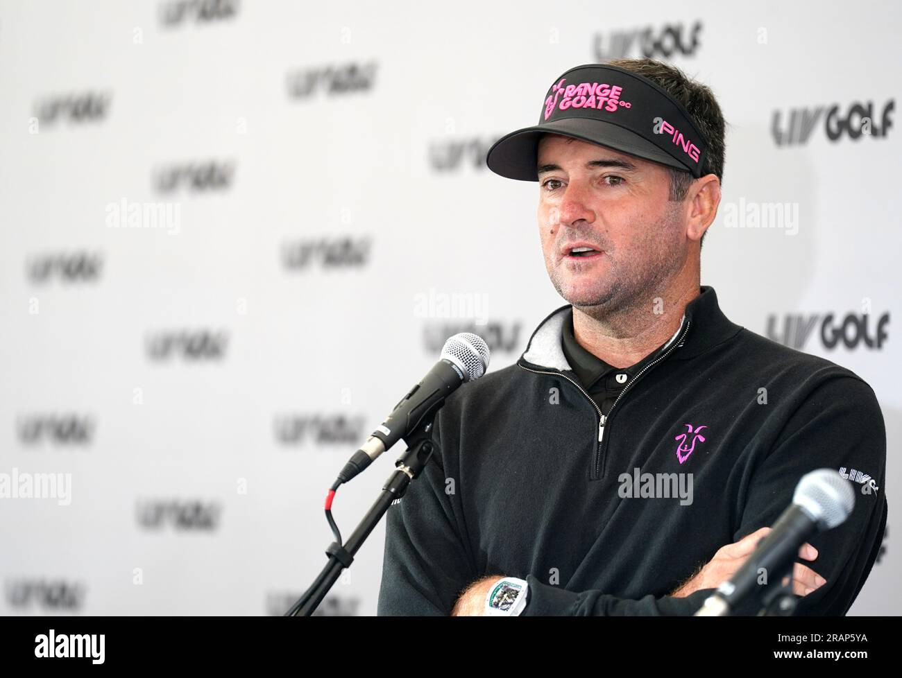 Rangegoats GC's Bubba Watson during preview day of the LIV Golf League ...