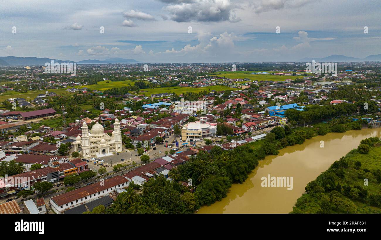 Top view banda aceh city hi-res stock photography and images - Alamy