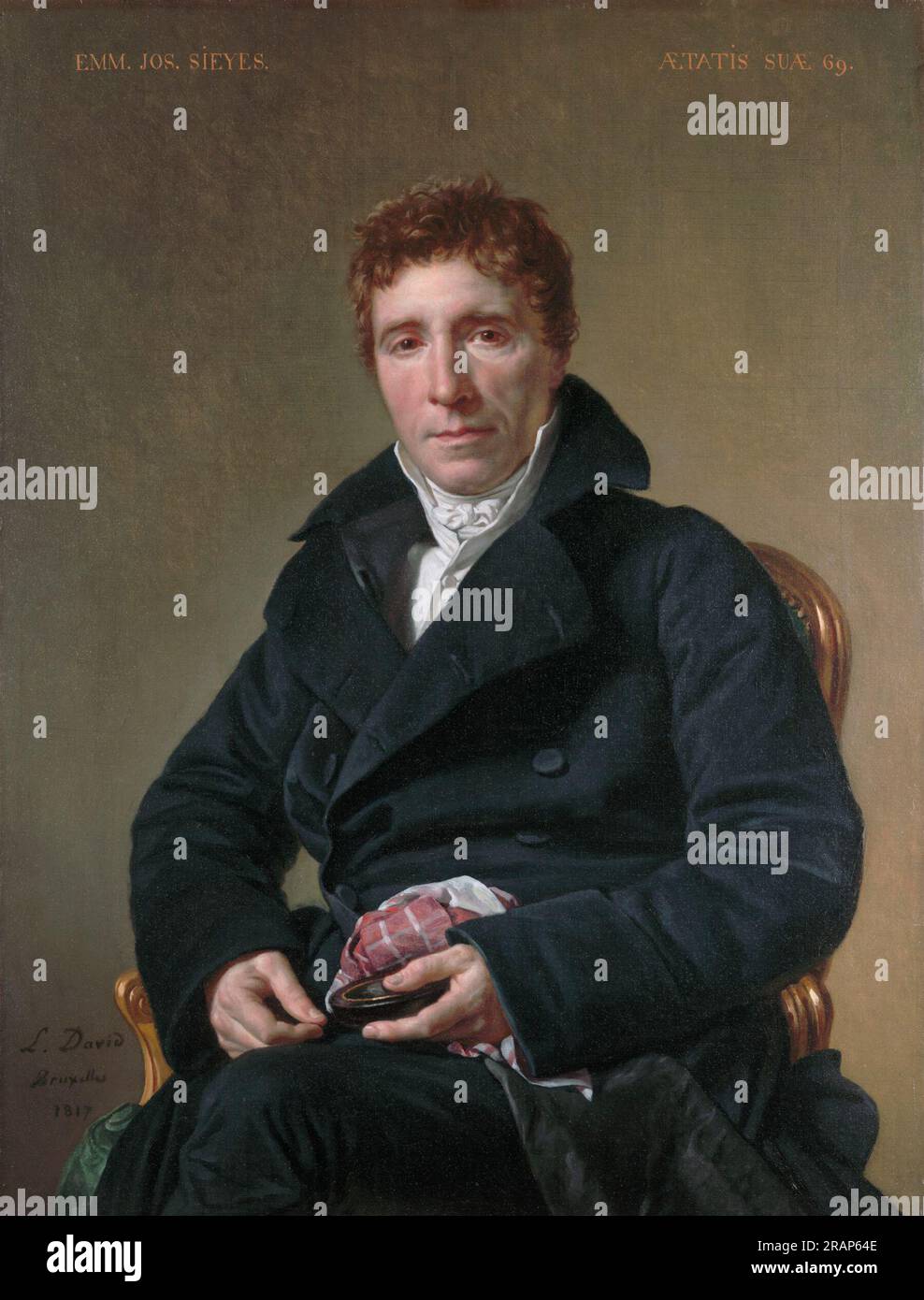 Emmanuel Joseph Sieyes 1817 by Jacques-Louis David Stock Photo - Alamy