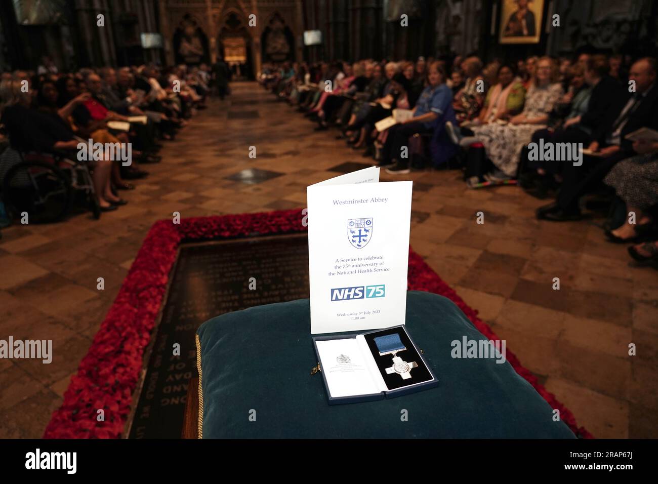 The George Cross which was presented to the National Health Service on ...