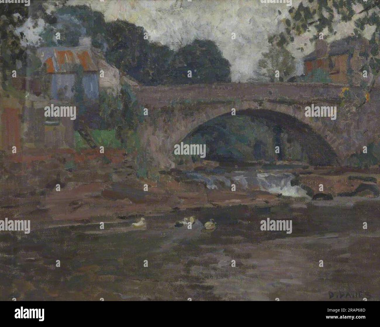 Senny Bridge by David Davies Stock Photo - Alamy