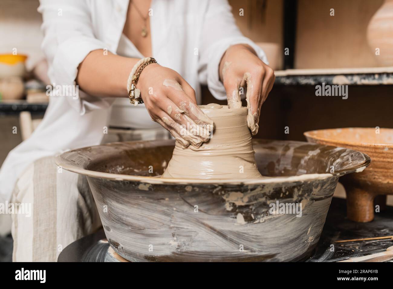 Ceramicist workspace hi-res stock photography and images - Alamy