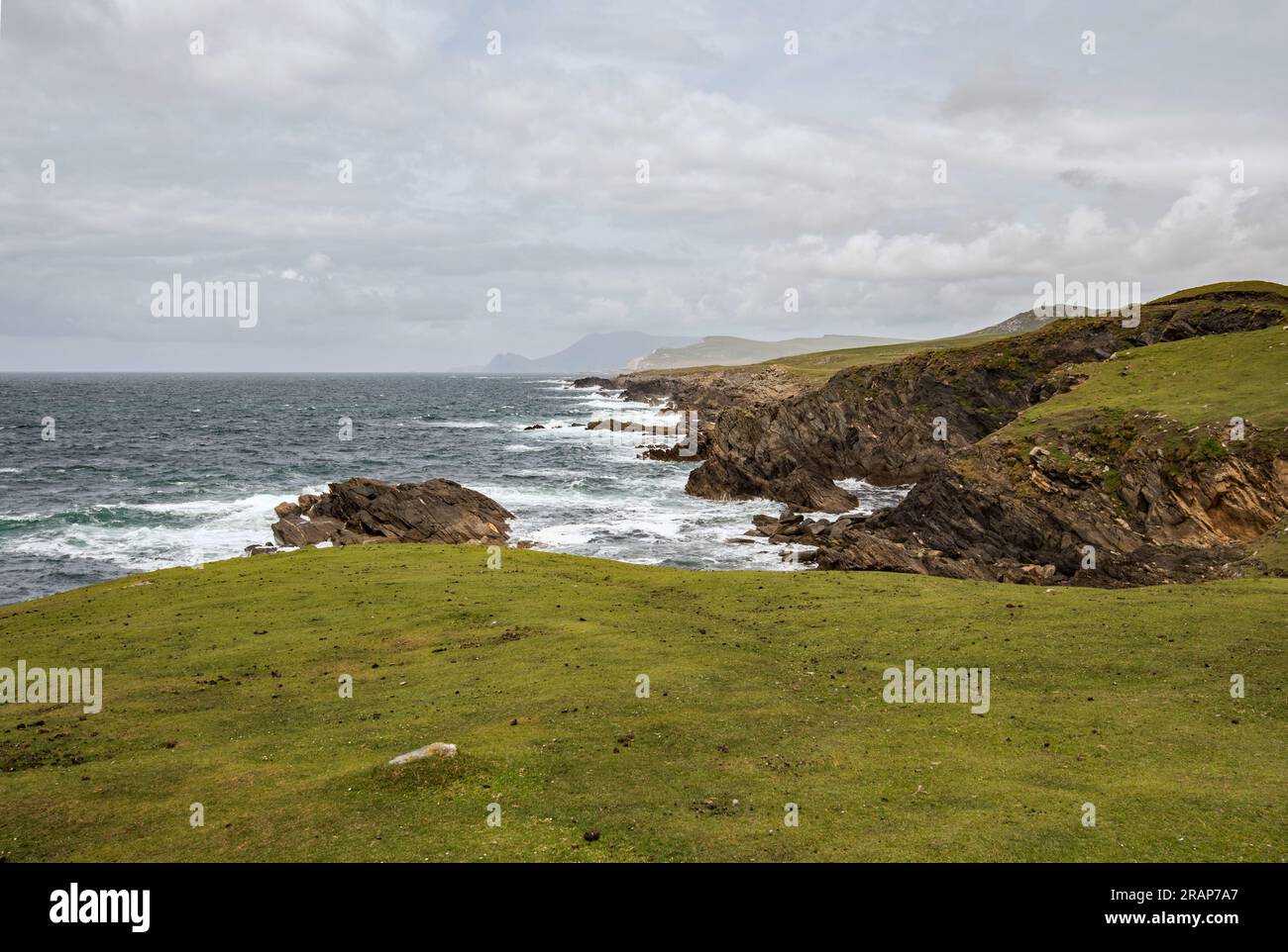 Coastal scenery Achill Island-an island in County Mayo, Ireland Stock ...