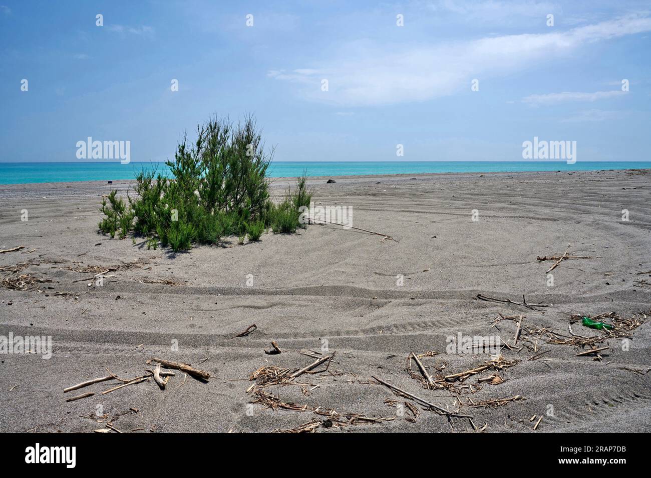 Fiumefreddo (Ct), lItaly,the beach of the Fiumefreddo Oriented Nature ...