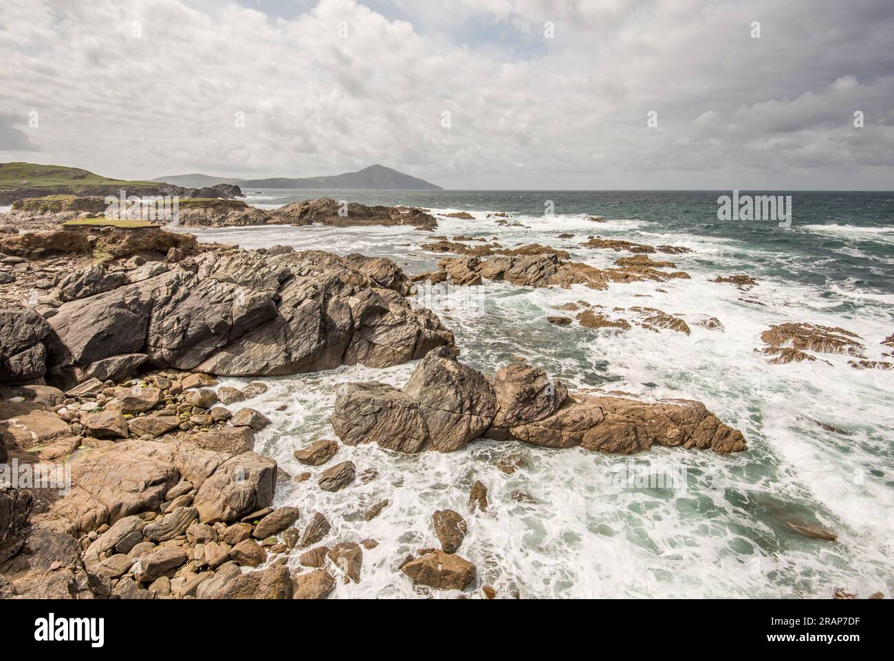 Coastal scenery on Achill Island, an island in County Mayo, Ireland ...