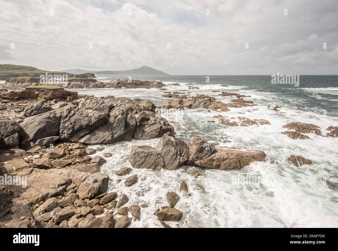 Coastal scenery on Achill Island, an island in County Mayo, Ireland ...