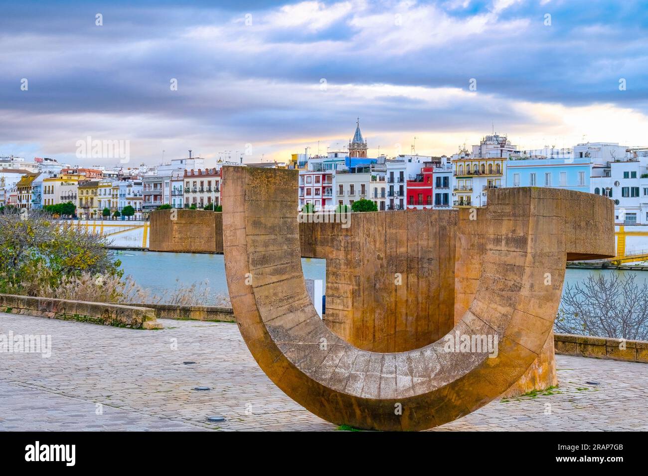 Seville, Spain - January 20, 2023: The Monument to Tolerance. The ...