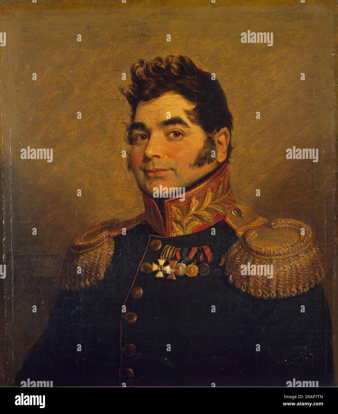 Portrait of Dmitry M. Mordvinov 1820 by George Dawe Stock Photo - Alamy